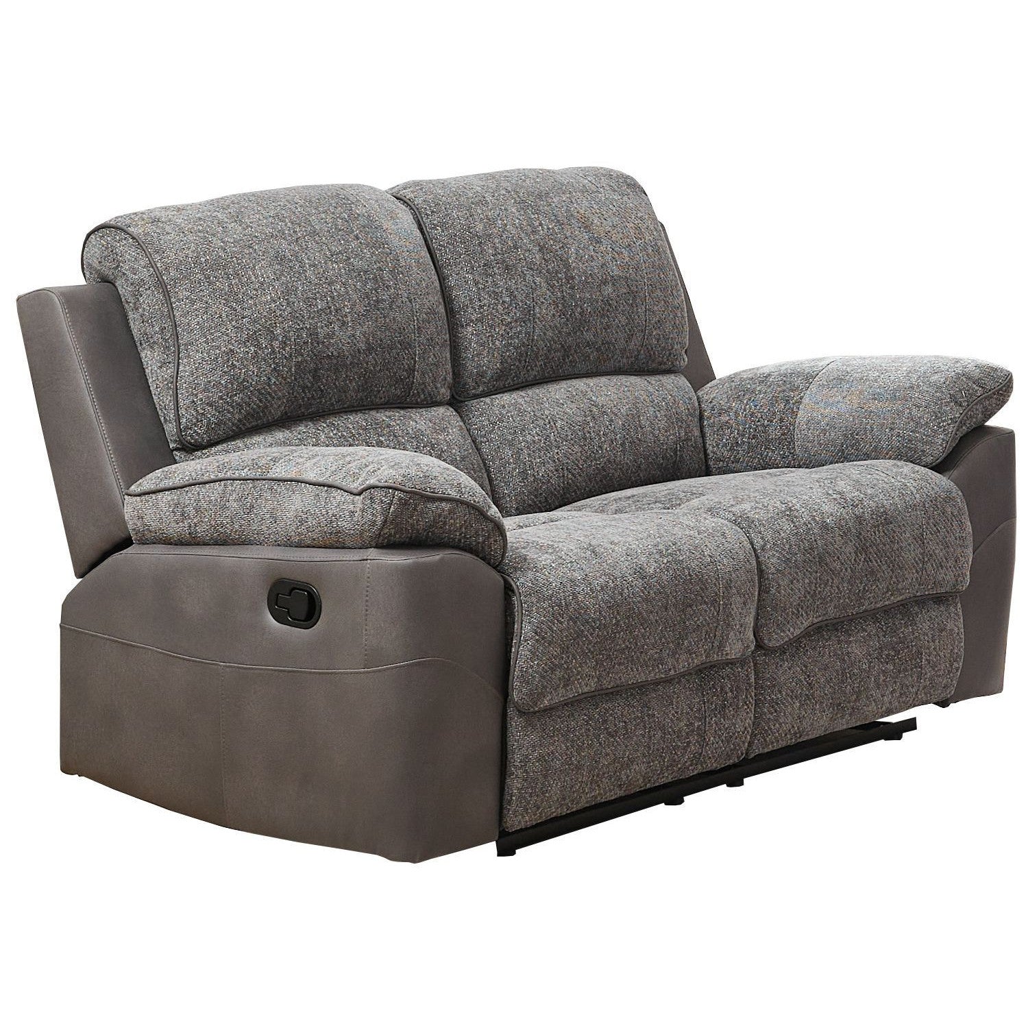 Durango Manual 2 Seater Sofa - Silver Grey Fabric – Caffreys Furniture
